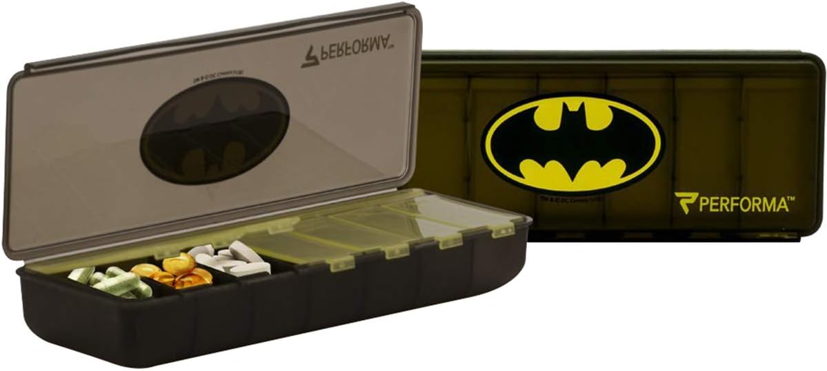 Performa 7-Day Pill Container Case Batman – Sportsfuel Supplements NZ