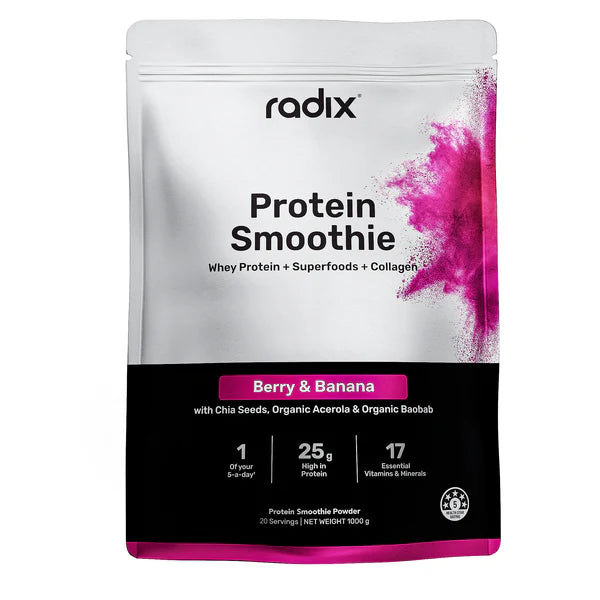 Radix Whey Protein + Superfoods Smoothie – Sportsfuel Supplements NZ