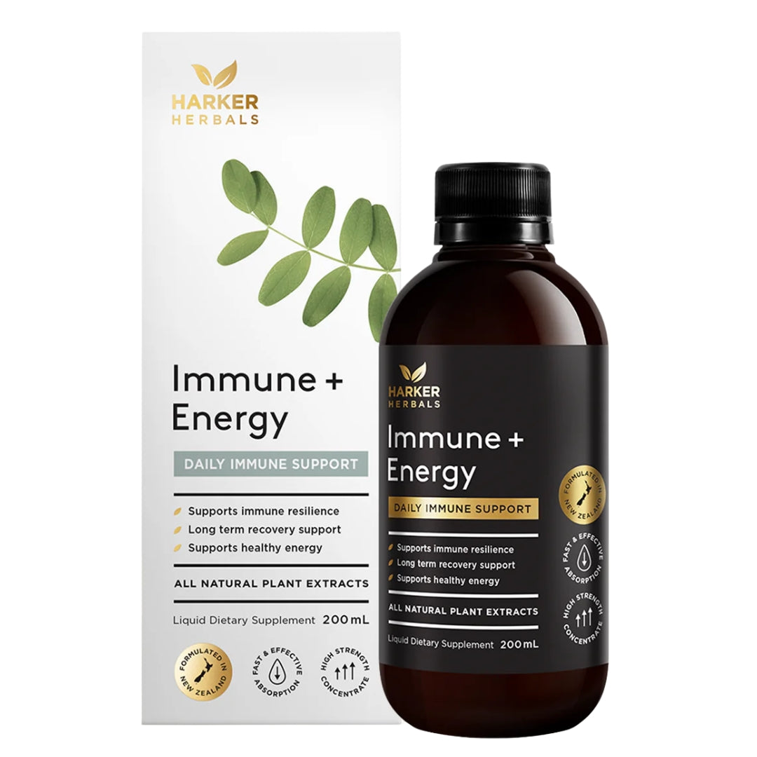 Harker Herbals Immune + Energy Syrup – Sportsfuel Supplements NZ