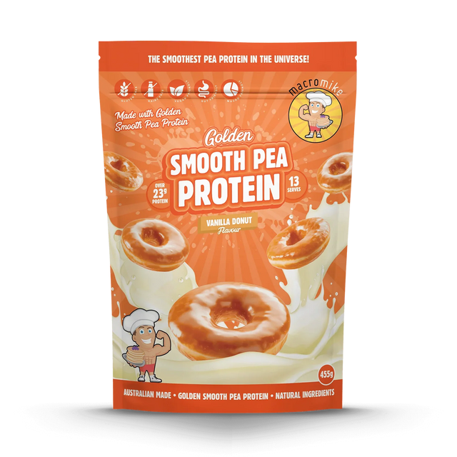 Macro Mike Golden Smooth Pea Protein Powder – Sportsfuel Supplements NZ