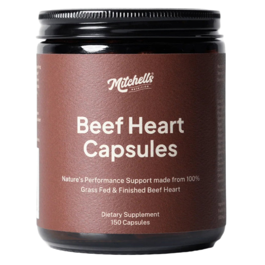 Mitchells Nutrition Beef Heart Capsules – Sportsfuel Supplements NZ