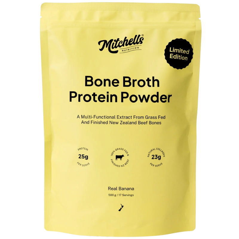 Mitchells Nutrition Bone Broth Protein Powder – Sportsfuel Supplements NZ