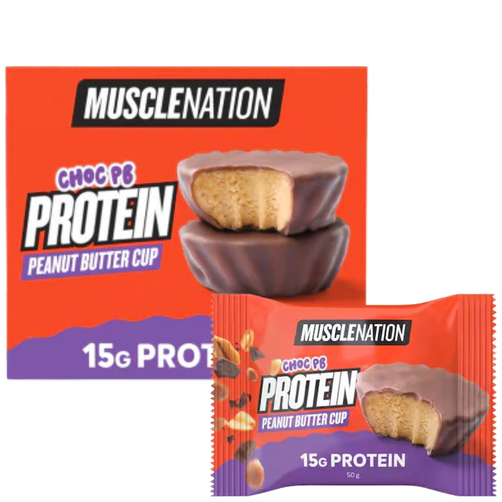 Muscle Nation Protein Peanut Butter Cup – Sportsfuel Supplements NZ