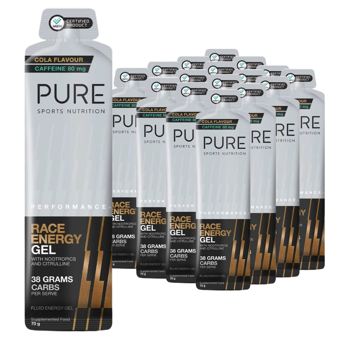 PURE Performance+ Race Energy Gel – Sportsfuel Supplements NZ