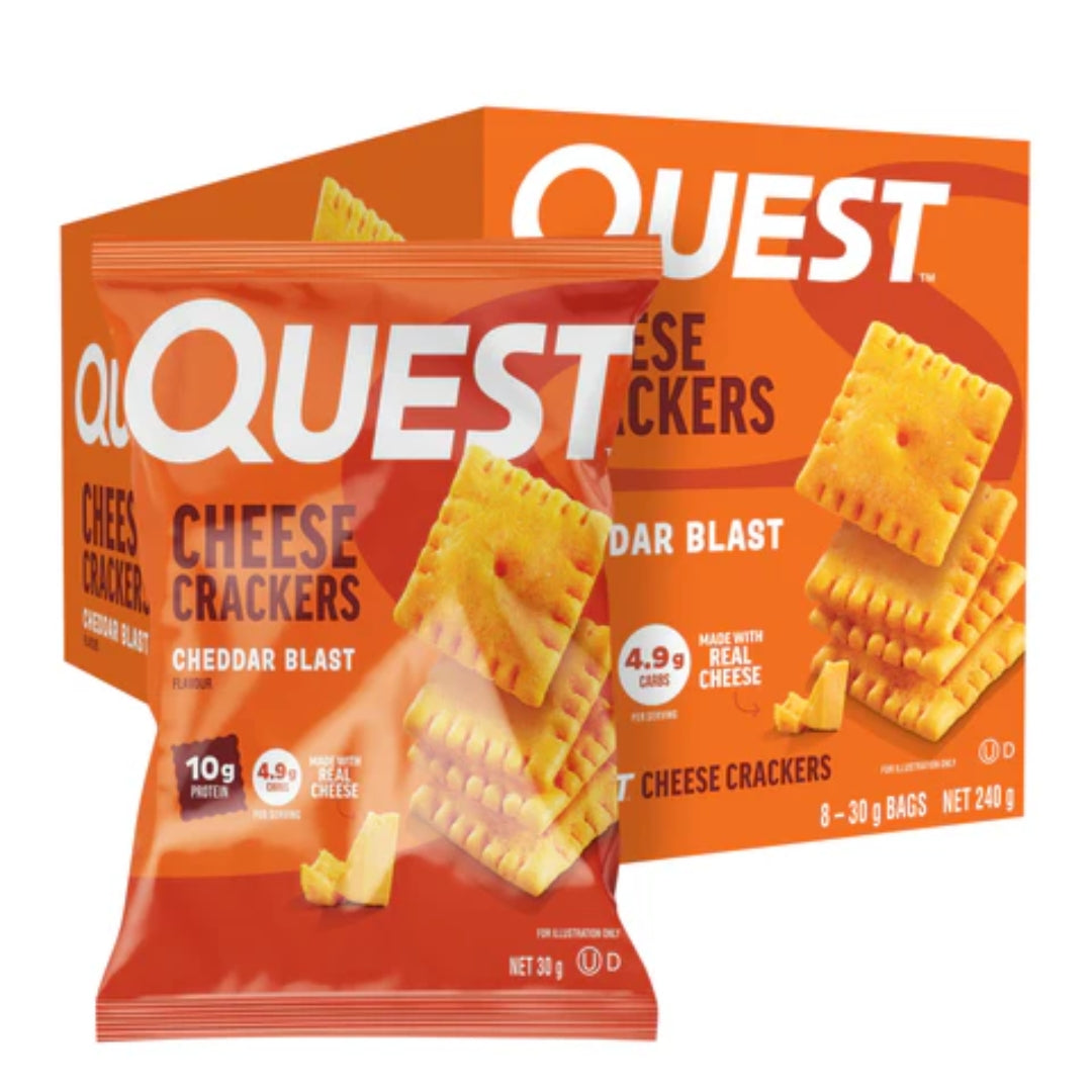 Quest Cheese Crackers – Sportsfuel Supplements NZ