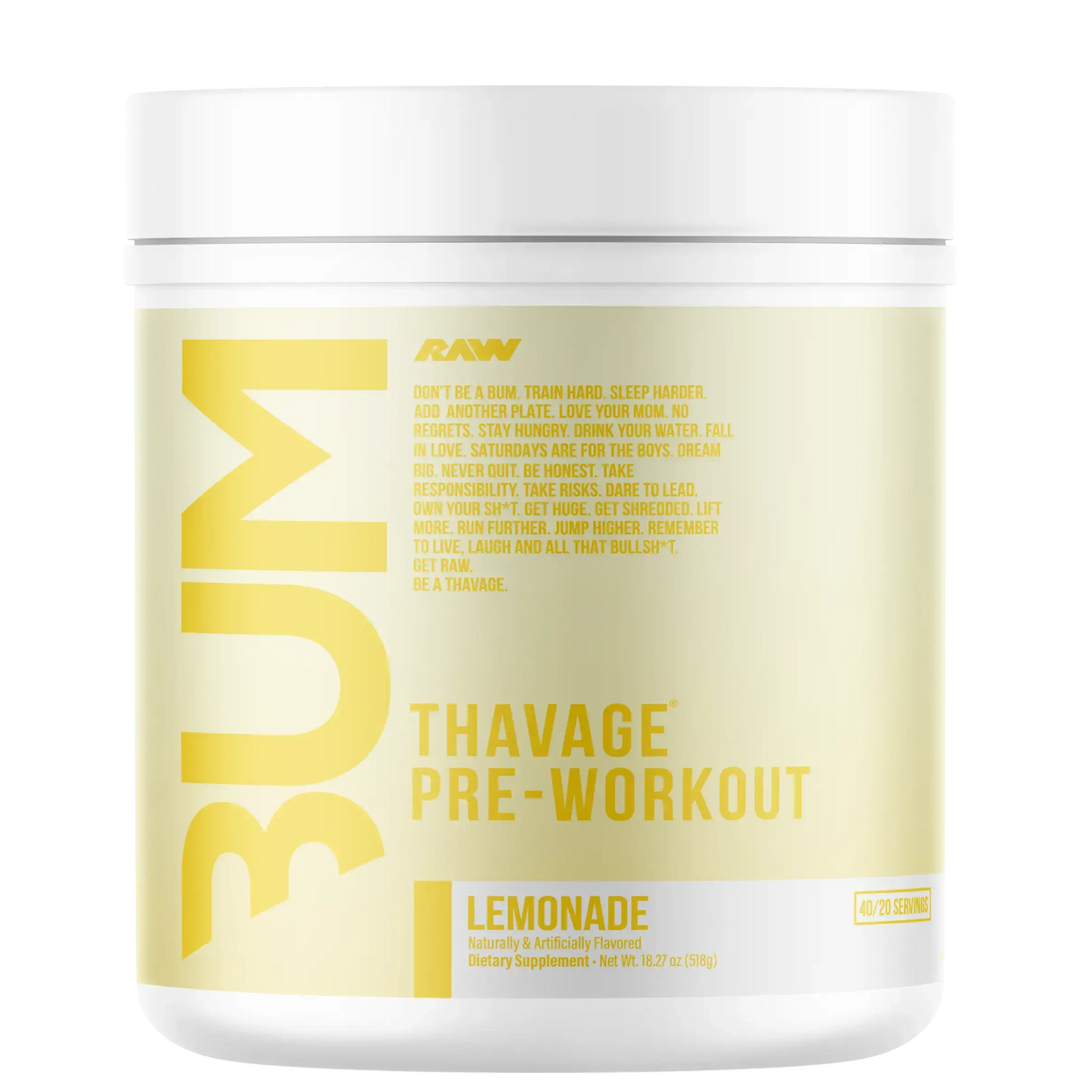 Get Raw Cbum Thavage Pre-Workout – Sportsfuel Supplements NZ