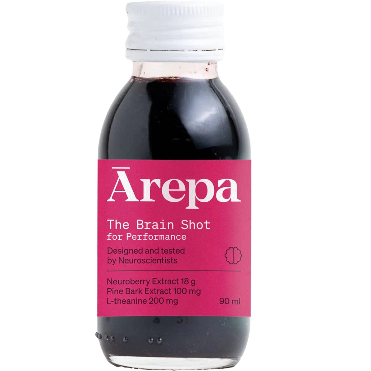 Ārepa Performance Brain Shot 90ml – Sportsfuel Supplements NZ