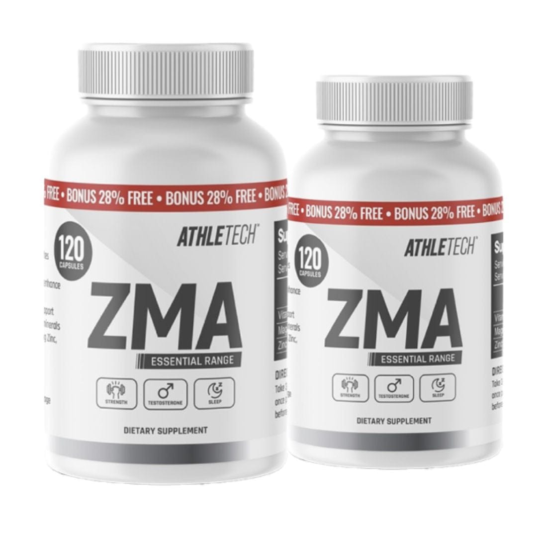 Athletec ZMA 120 Caps Twin Pack – Sportsfuel Supplements NZ