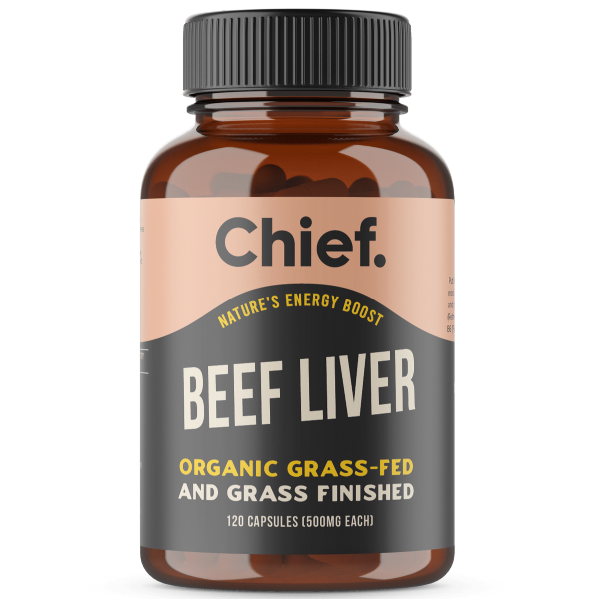 Chief Organic Beef Liver Energy Boost Caps – Sportsfuel Supplements NZ