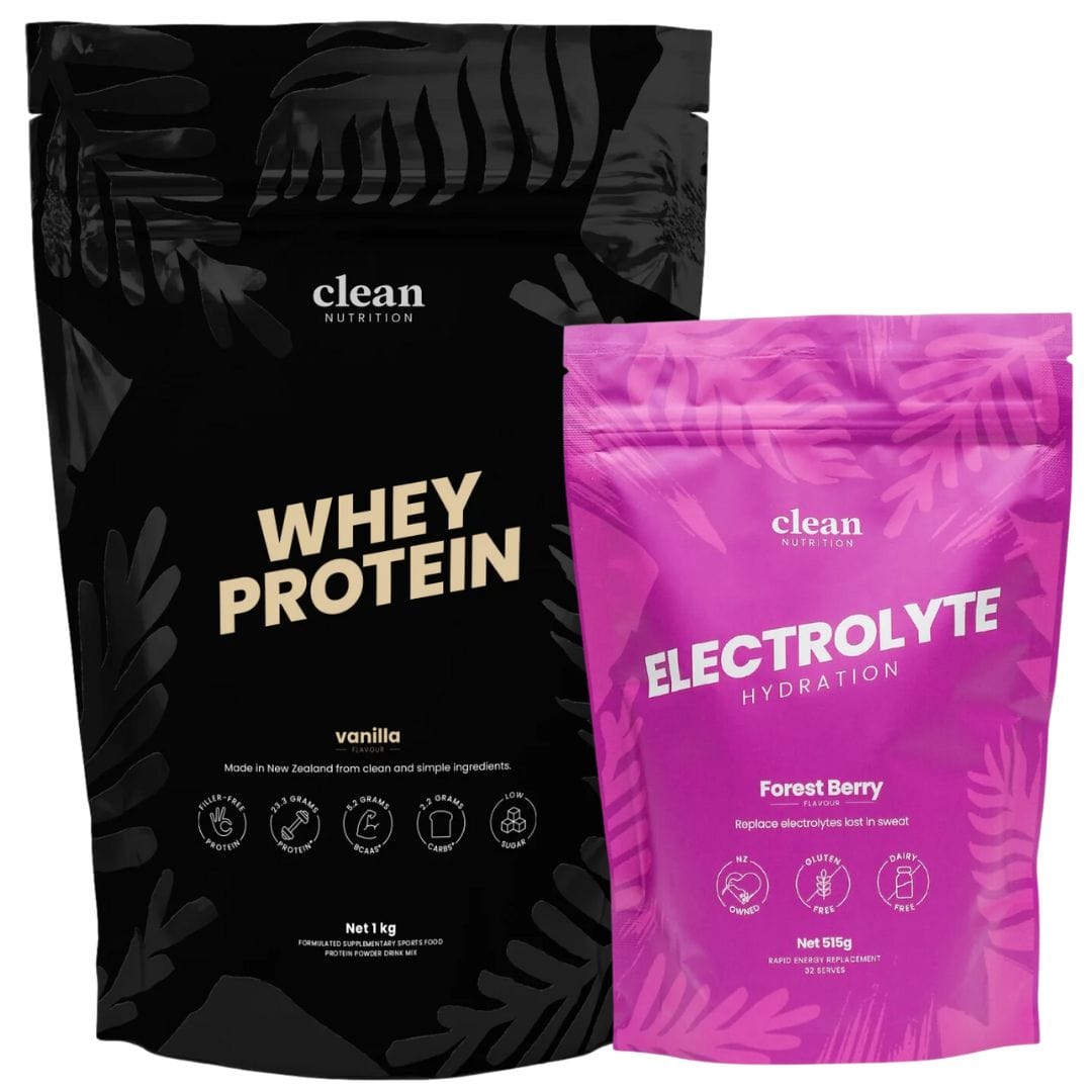 Clean Nutrition Whey Protein + Electrolyte Stack – Sportsfuel ...