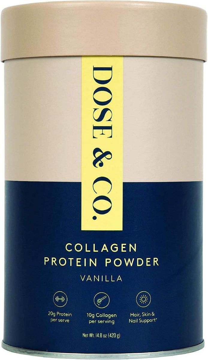 Dose & Co Collagen Whey Protein Powder 420g – Sportsfuel Supplements NZ