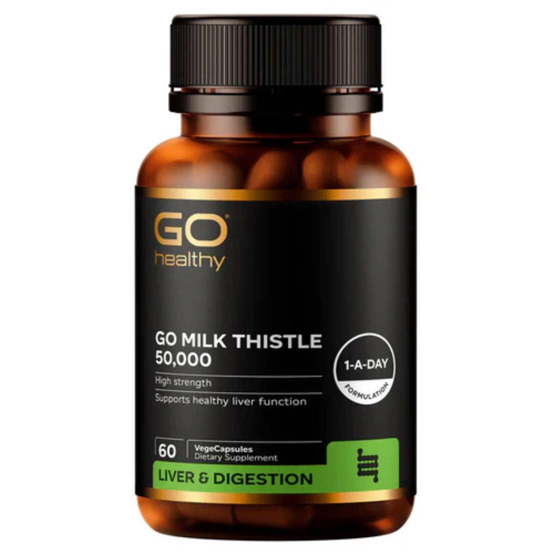 Go Healthy Go Milk Thistle 50,000 – Sportsfuel Supplements NZ