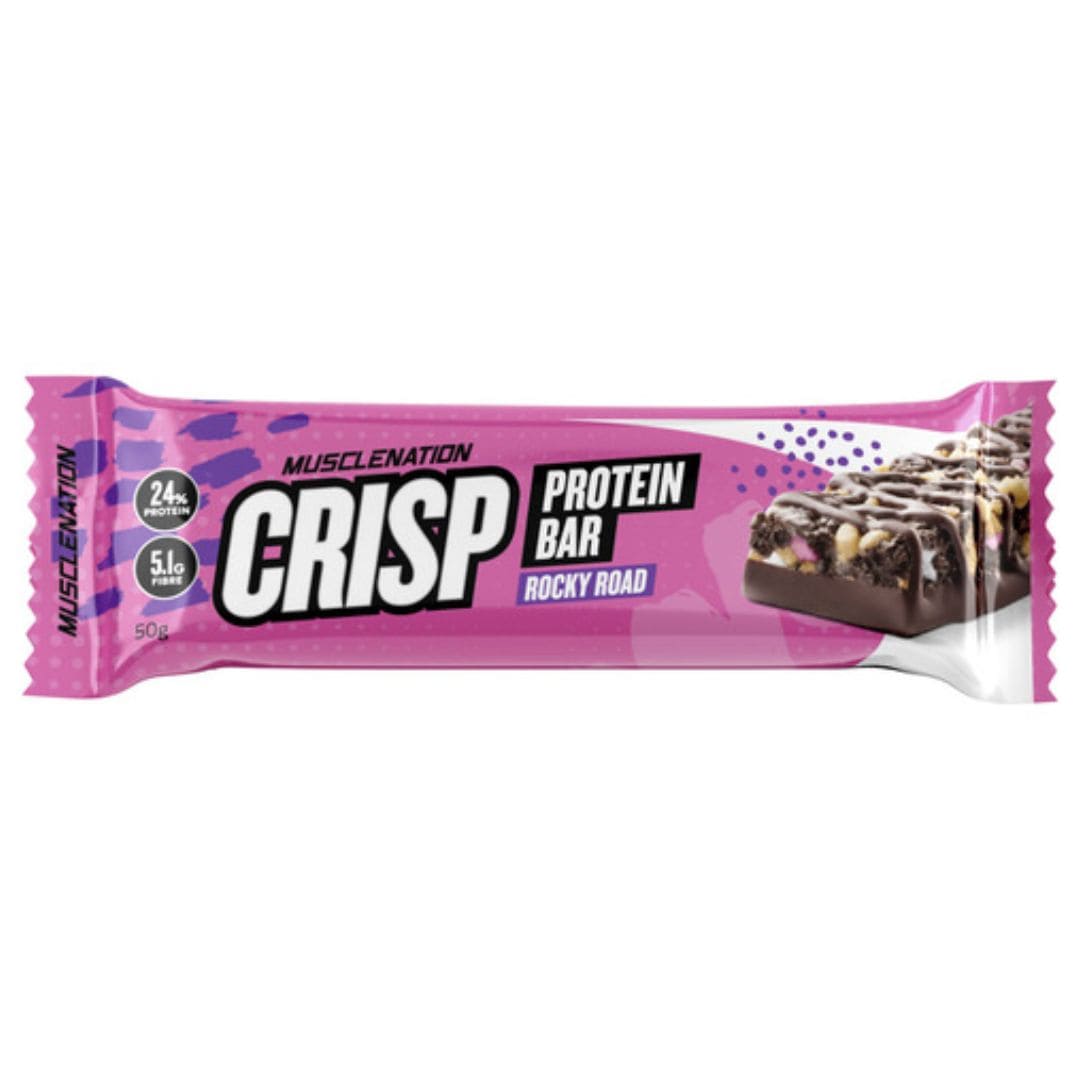 Muscle Nation Crisp Protein Bar – Sportsfuel Supplements NZ