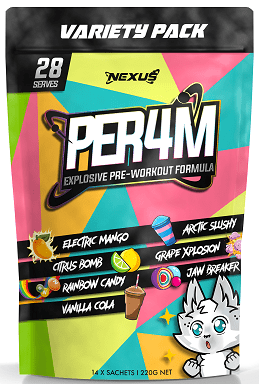 Nexus Sports Nutrition Per4m Pre-Workout Variety Pack – Sportsfuel ...
