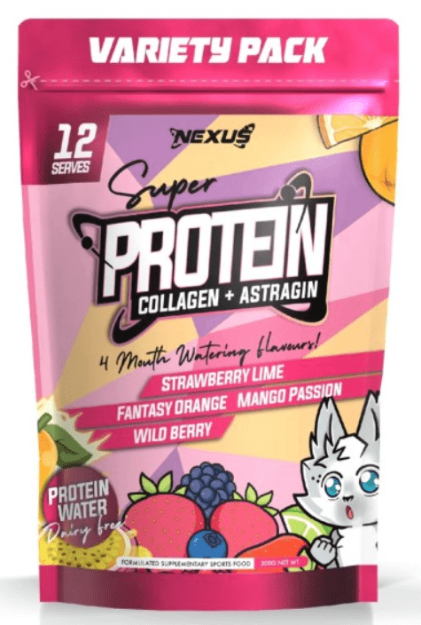 Nexus Sports Nutrition Super Protein Collagen Water - Variety Pack ...