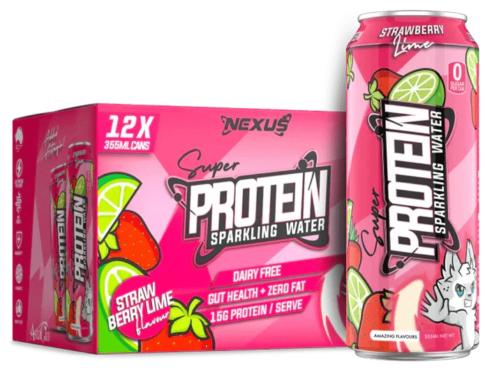 Nexus Sports Nutrition Super Protein Sparkling Water RTD – Sportsfuel ...