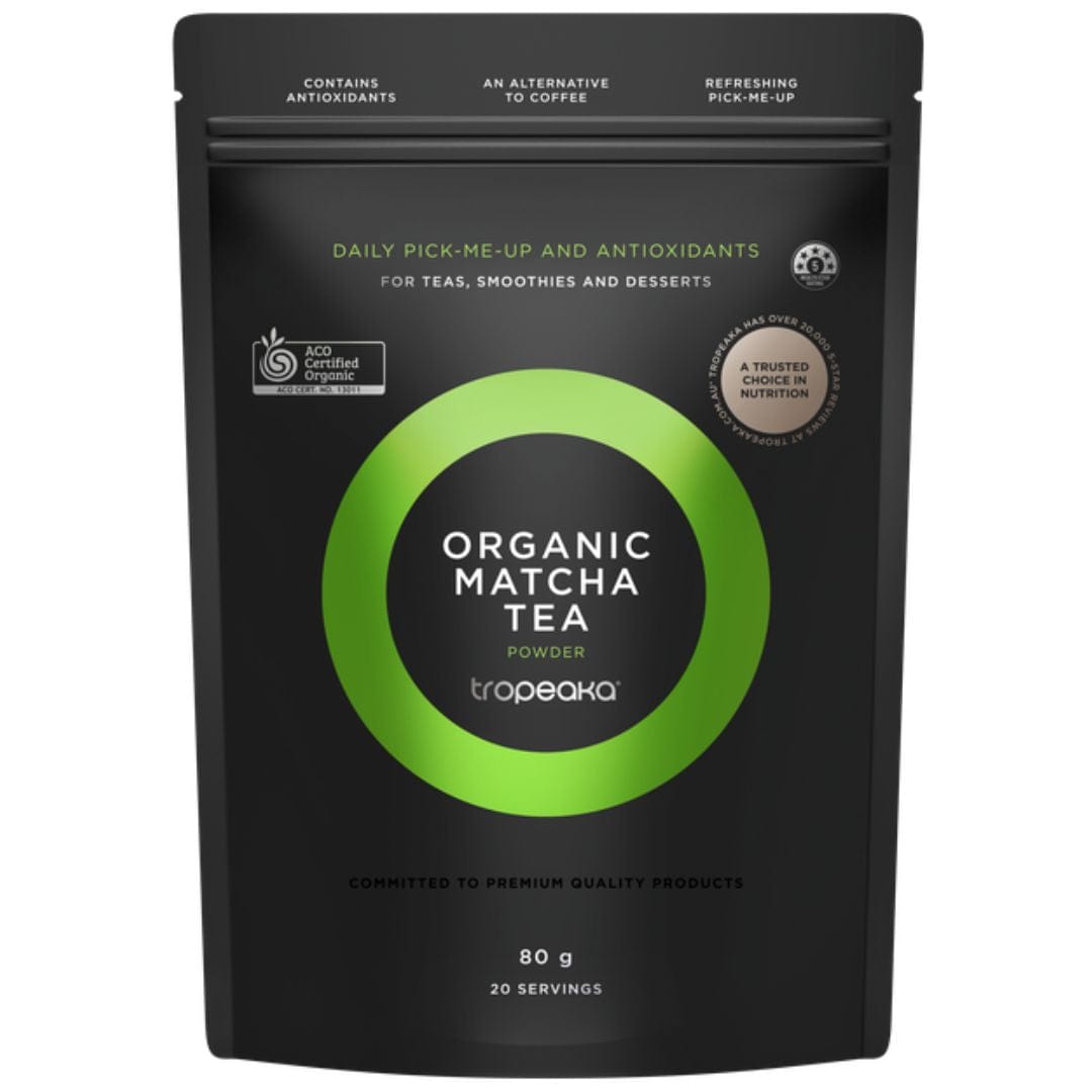Tropeaka Organic Matcha Tea – Sportsfuel Supplements NZ