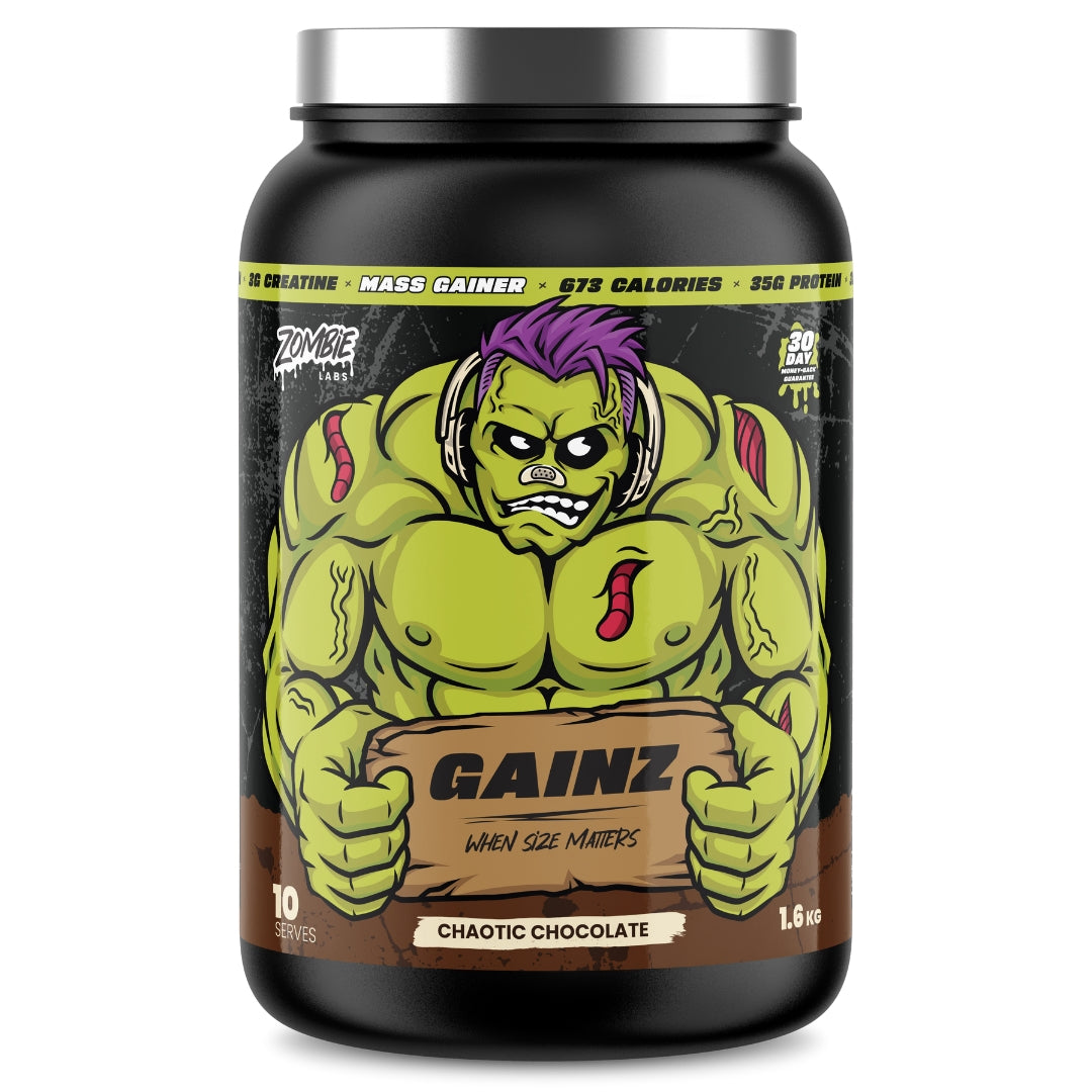 Zombie Labs Gainz Mass Gainer + Creatine Protein Powder – Sportsfuel ...