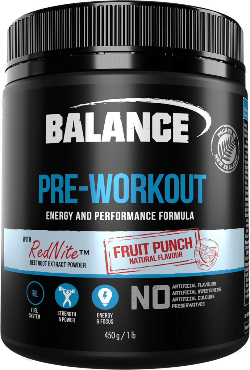 Balance Pre-Workout 450g – Sportsfuel Supplements NZ