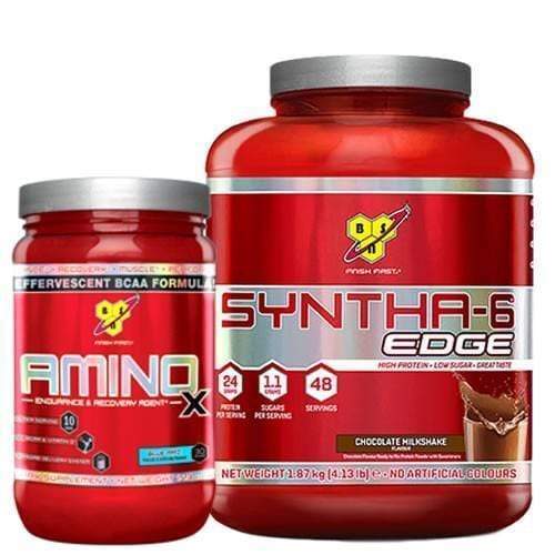 BSN Syntha 6 Edge and Amino X Stack – Sportsfuel Supplements NZ