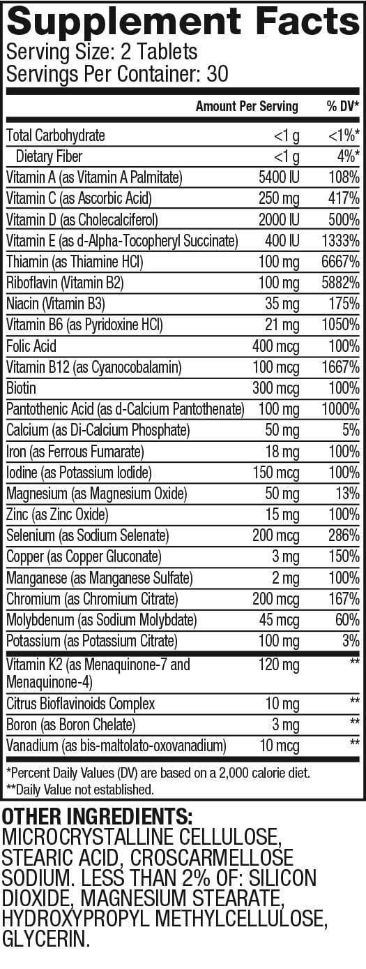 Dymatize Complete Multi 60 Caps – Sportsfuel Supplements NZ