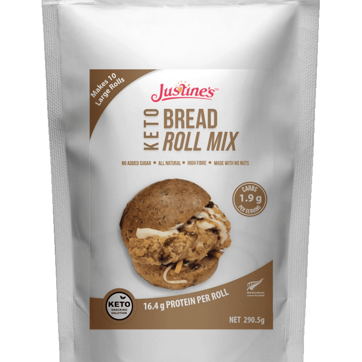 Justine's Keto Bread Roll Mix – Sportsfuel Supplements NZ
