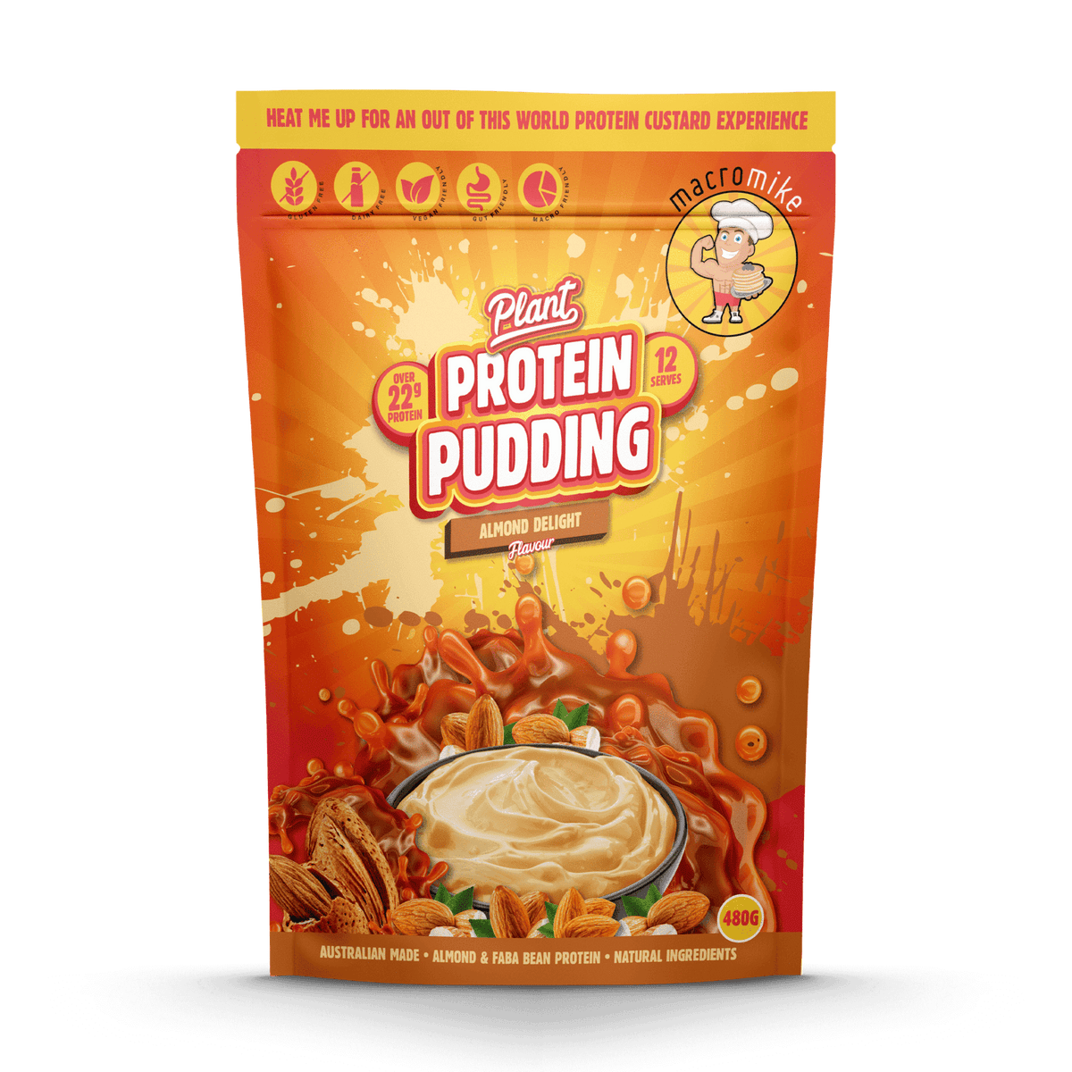 Macro Mike Plant Protein Pudding 400g – Sportsfuel Supplements NZ