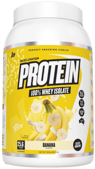 Muscle Nation 100% Whey Isolate Protein Powder 990g – Sportsfuel ...