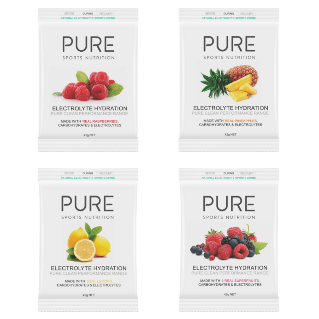 PURE Electrolyte Hydration Sachets – Sportsfuel Supplements NZ