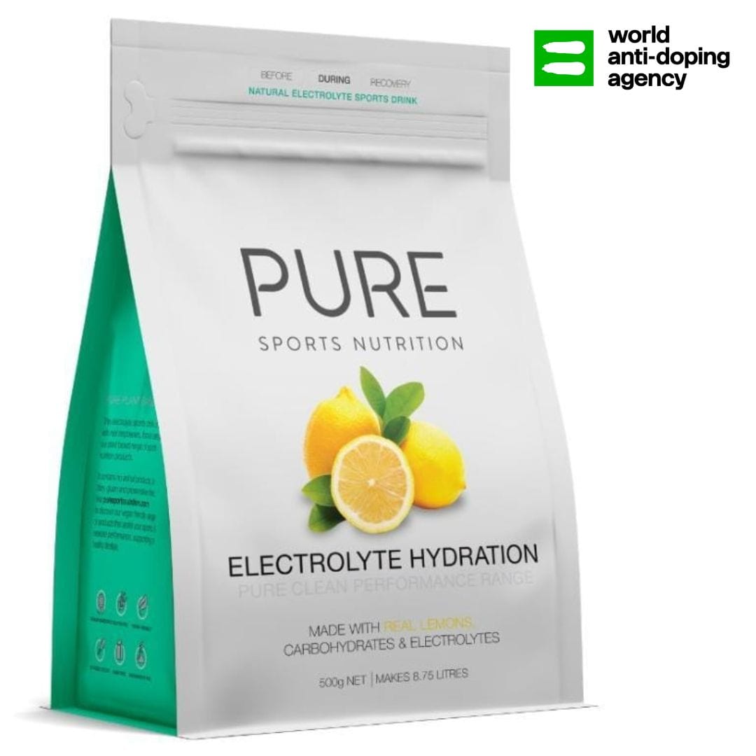 PURE Electrolyte Hydration 500g - WADA Tested – Sportsfuel Supplements NZ
