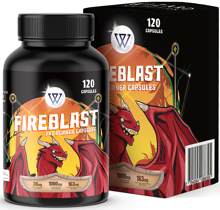 Wizard Nutrition Fireblast Fat Burner Capsules – Sportsfuel Supplements NZ